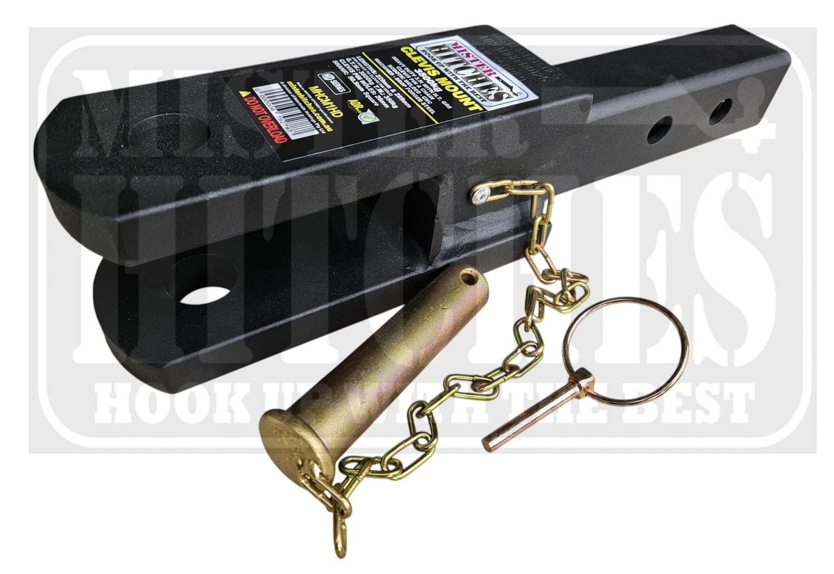 MISTER HITCHES Clevis Mount 3500kg with 1" Piin & Chain – Mister Hitches