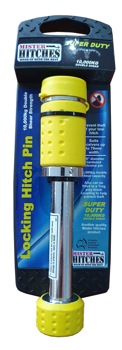 HITCH PIN LOCK - Do35 - Poly Block lock Bone Super Duty 10,000kg Doubl ...