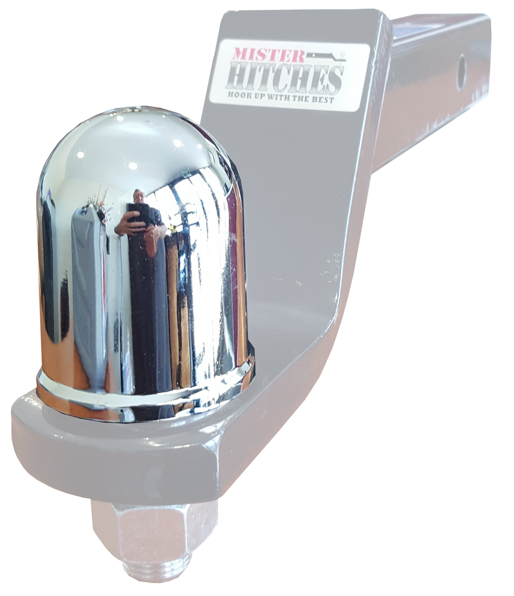 Tow Ball Cover suits 50mm Tow Balls - Chrome – Mister Hitches