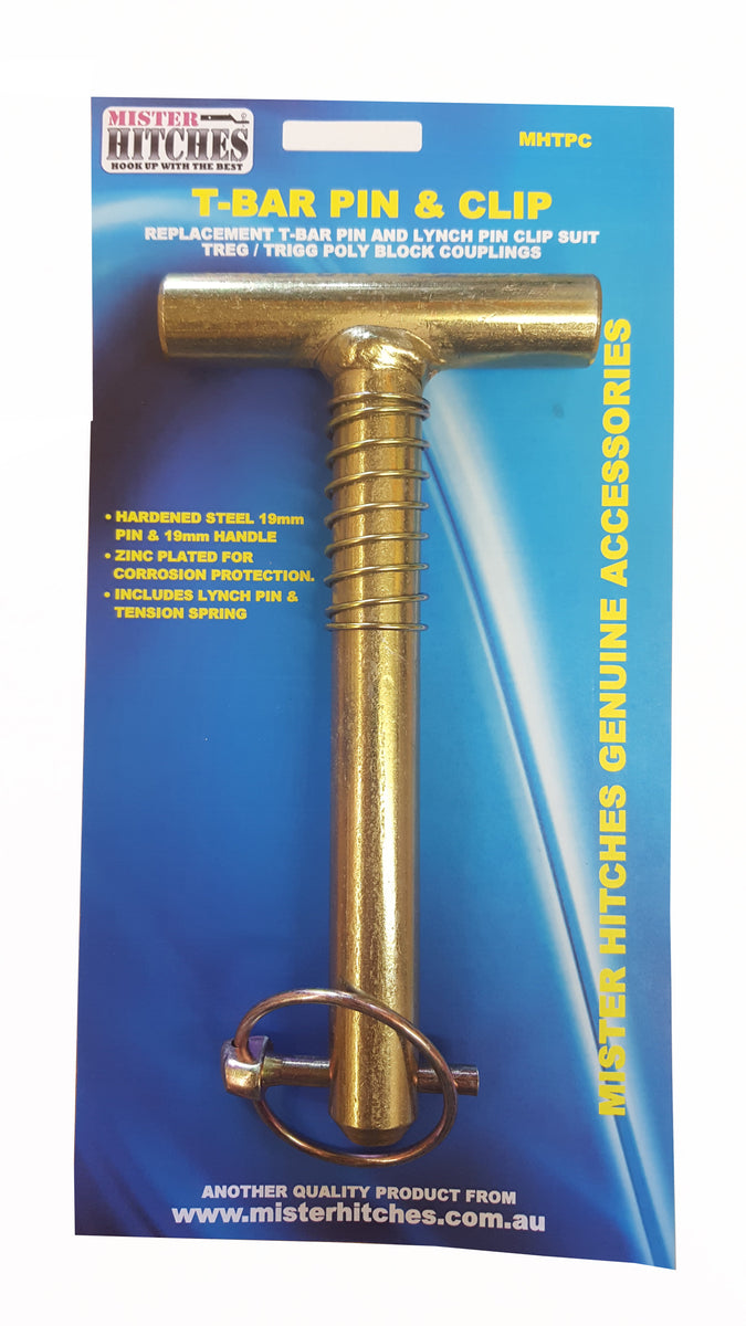 PIN & CLIP SUITS POLY BLOCK OFF ROAD COUPLING TREG STYLE – Mister Hitches