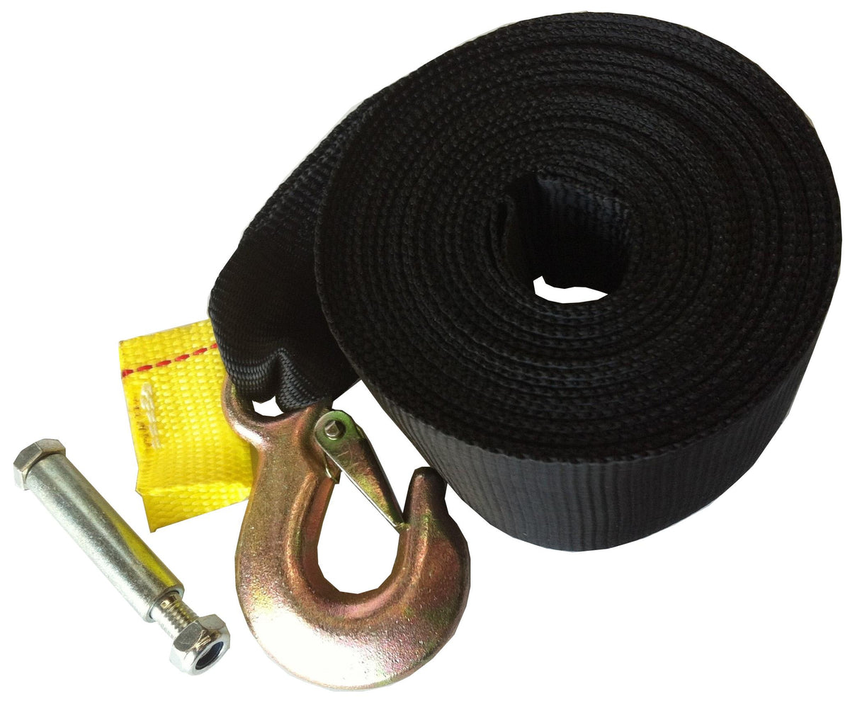 NTP Hand Winch Strap 50mm x 6m, with safety hook – Mister Hitches